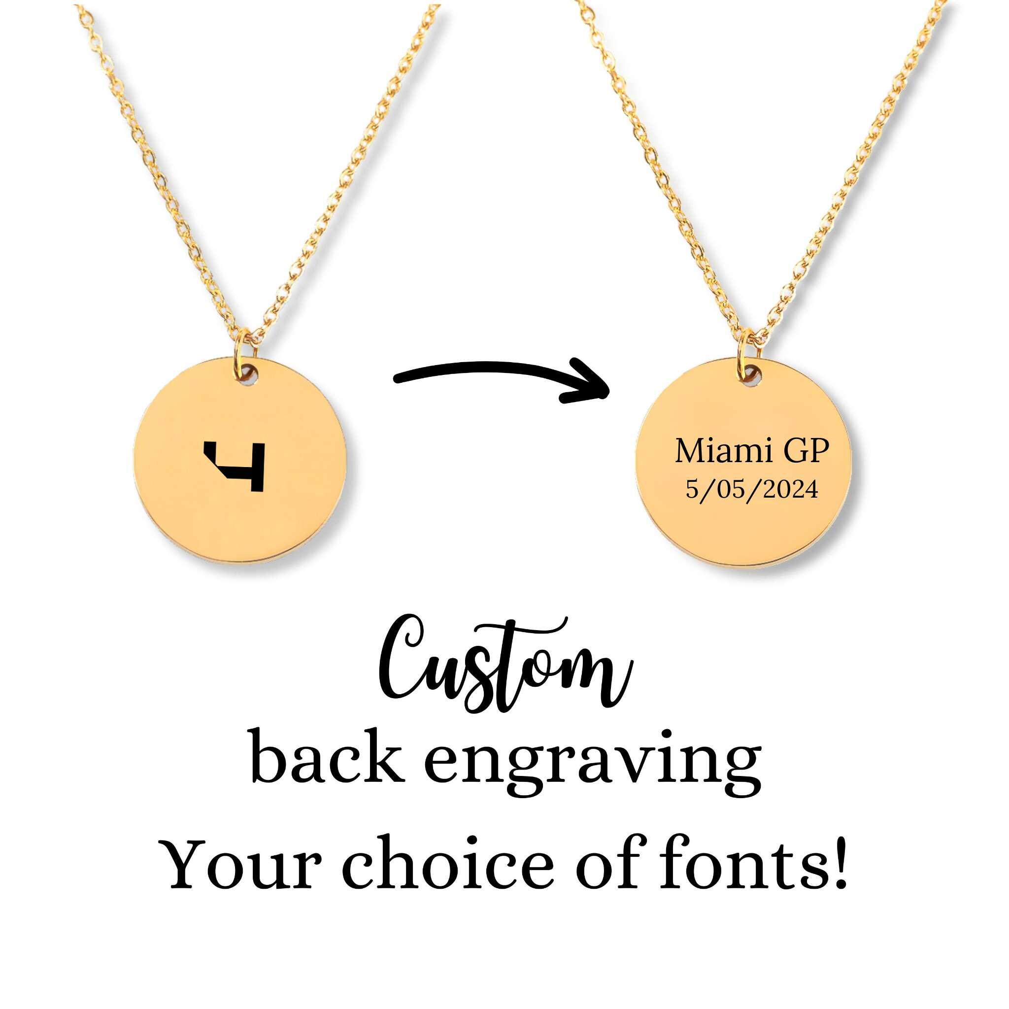 Formula 1 Necklace Sunday Social Club Formula 1 Jewelry F1 Necklace ...