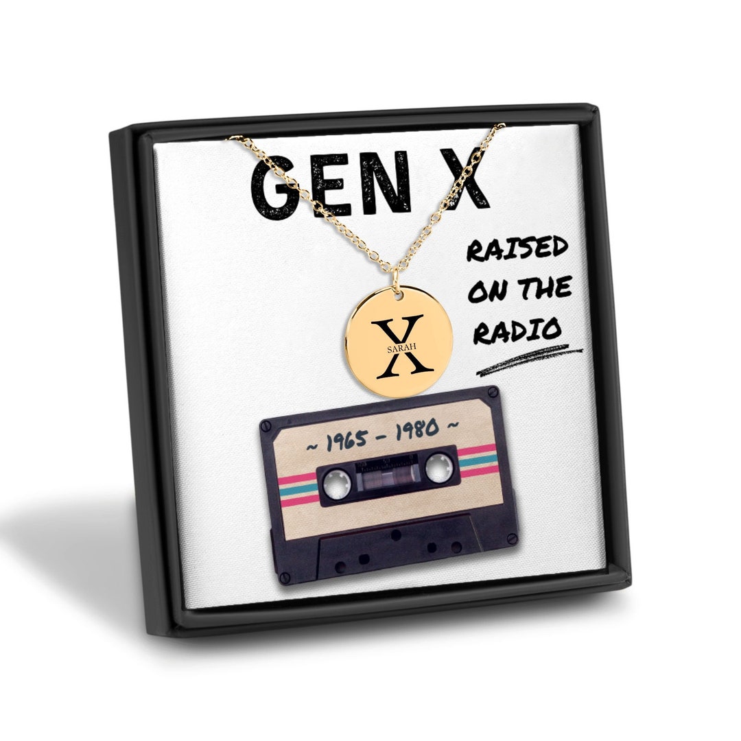 Gen X Necklace, Raised on the Radio, Generation X Necklace, Gen X ...