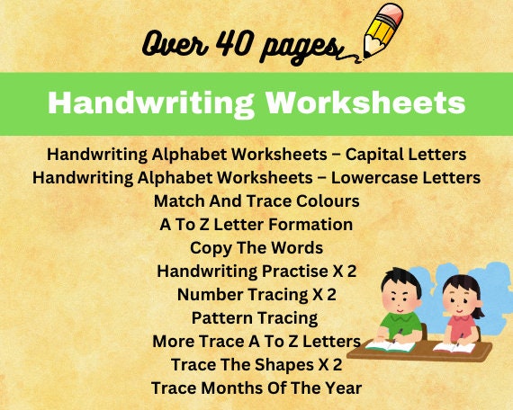 Preschool Kindergarten Learning Bundle Printable Activity Worksheets ...