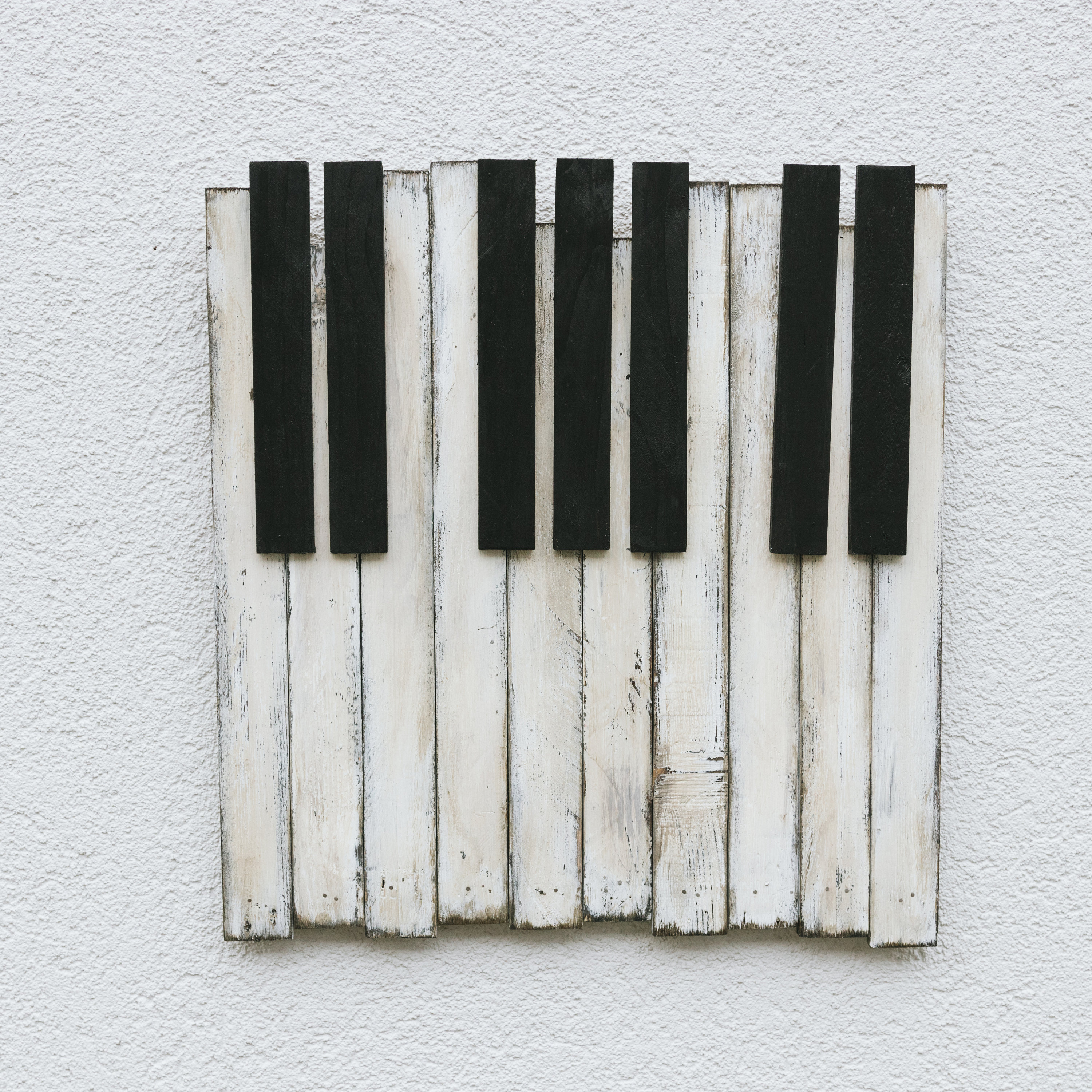 Piano Large Wall Art Decor Piano Keyboard Unique Music Wood Sign Wooden ...