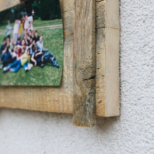 Wooden Rustic Clip Frame 4x6 Photos Farmhouse Home Decor Rustic Wall ...