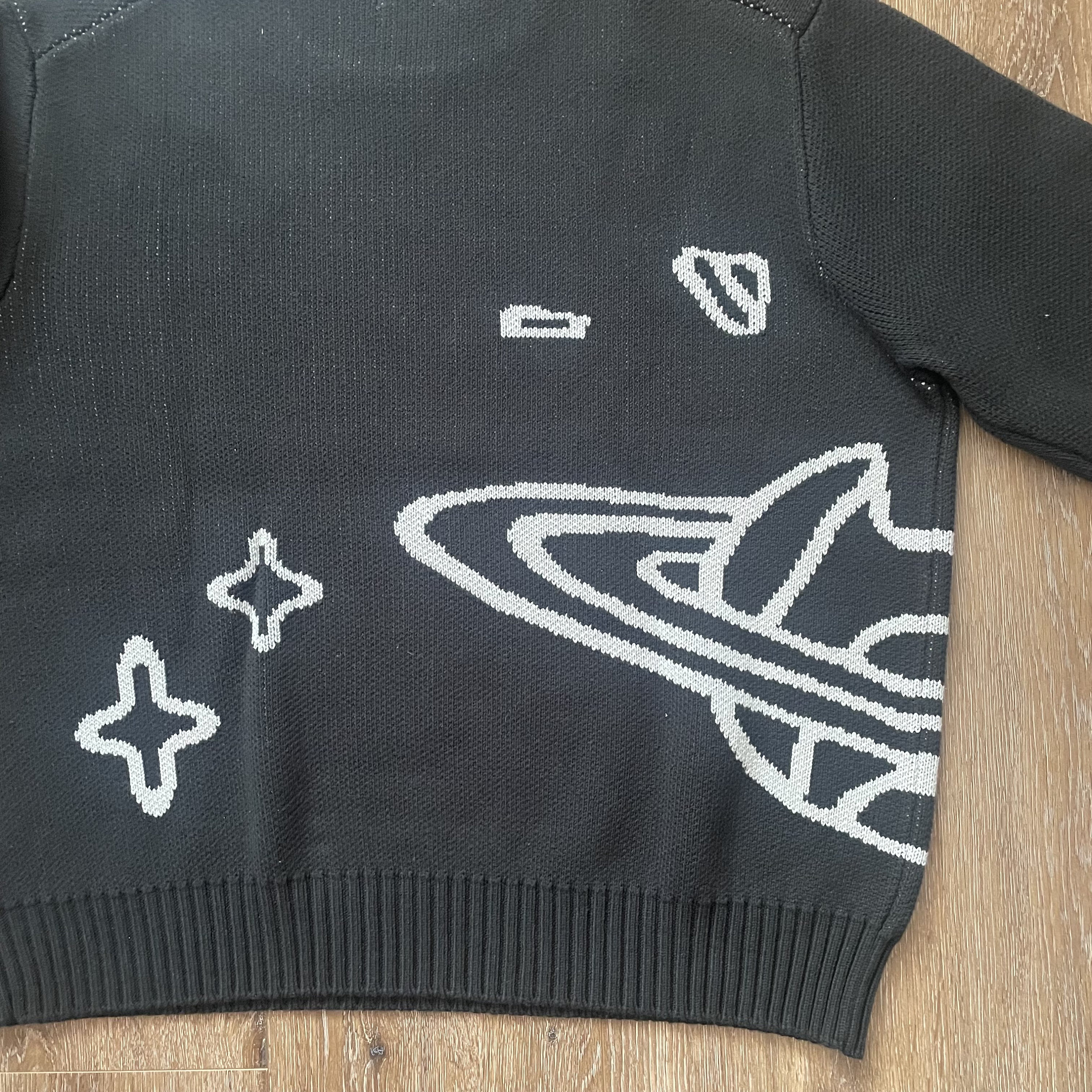 Broken Planet Movement Knitted Sweaters Y2K BPM Style Jumper - Etsy