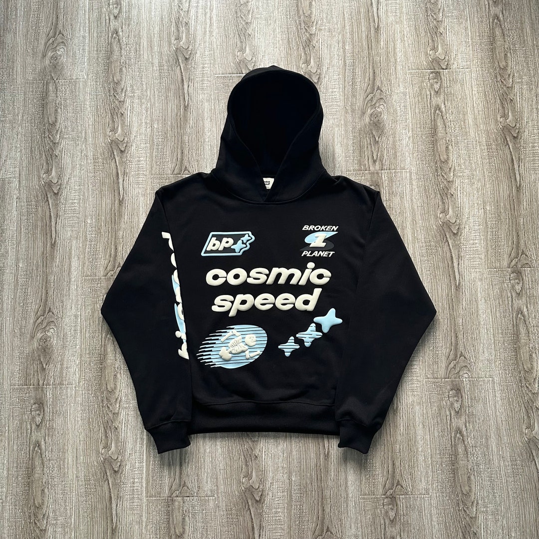 Broken Planet Movement Hoodies, Cosmic Speed Sweater, Y2K BPM Style ...