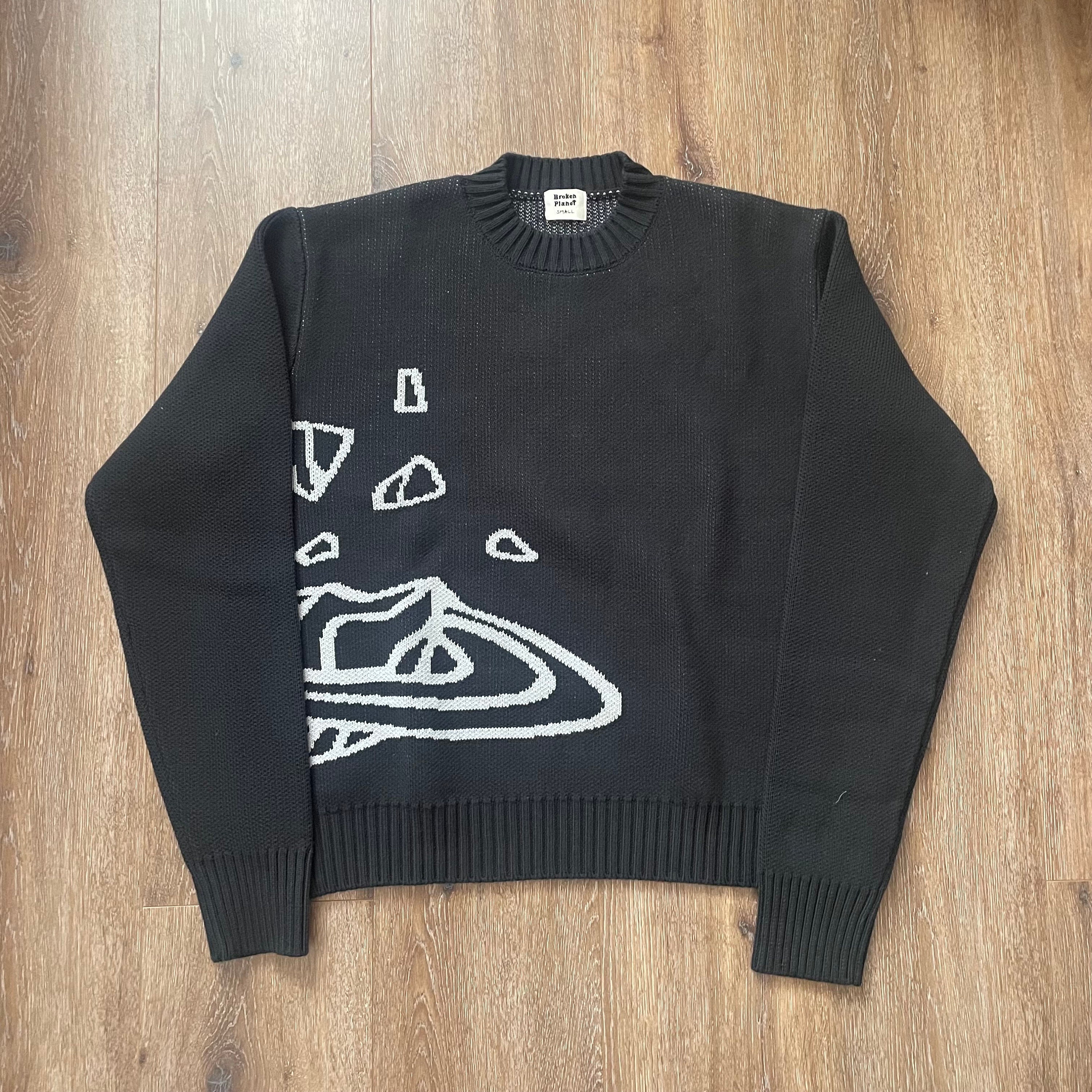 Broken Planet Movement Knitted Sweaters Y2K BPM Style Jumper - Etsy