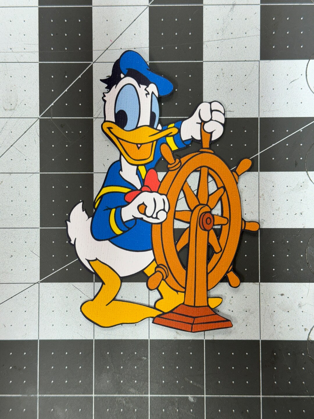 Cruising Donald Duck With Ship Wheel Disney Cruise-print & Cut - Etsy