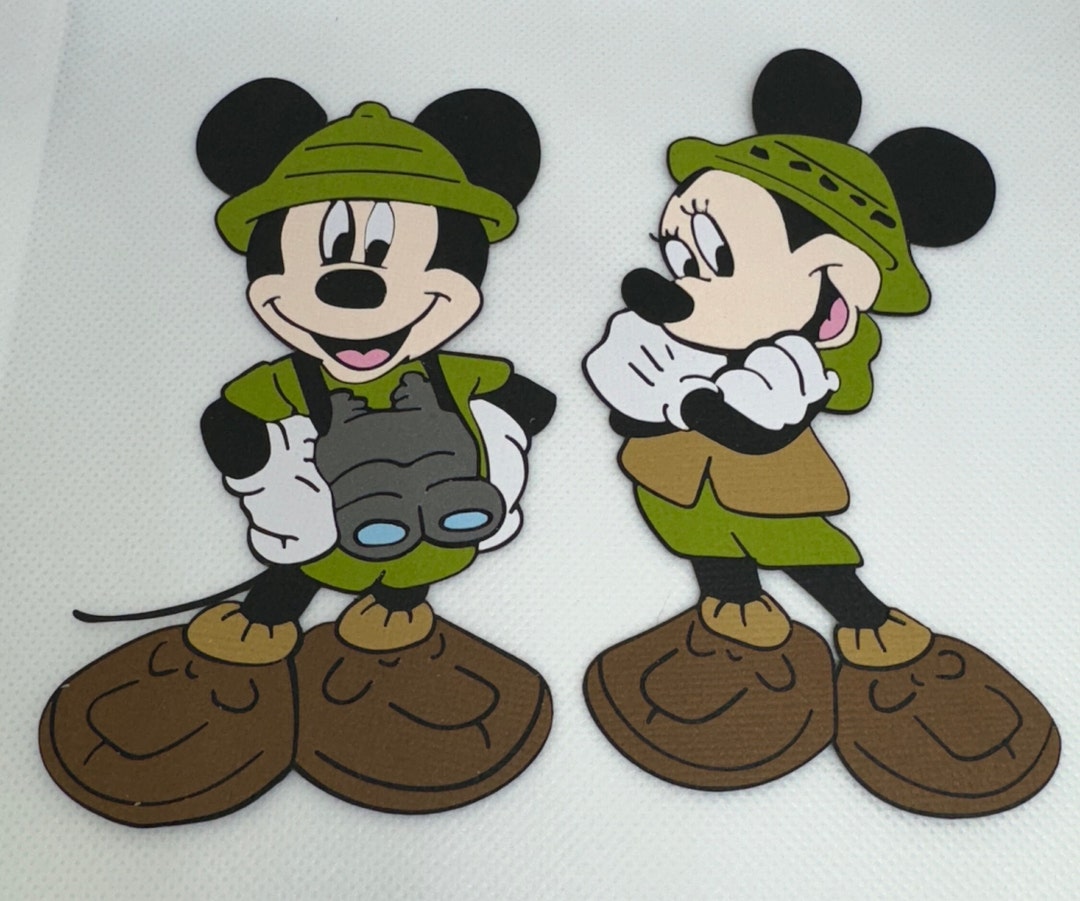 Safari Mickey Mouse & Minnie Mouse Animal Kingdom - Etsy