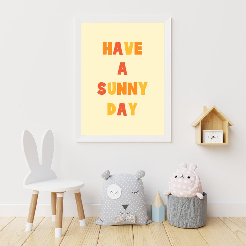 Digital Download | Set of 2 Children's Room Illustration Poster ...