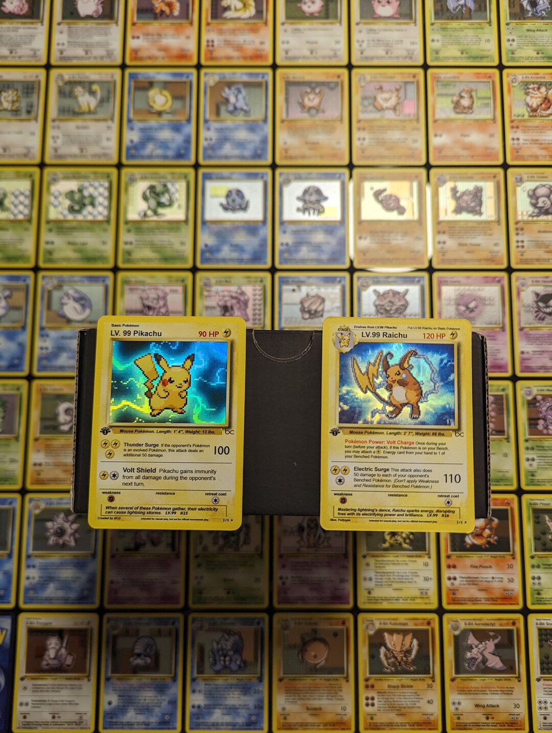 LV.99 Pikachu & Raichu - Etsy