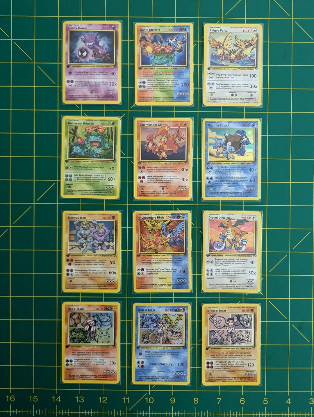 Pick 3 - Custom Pokemon Cards - Etsy