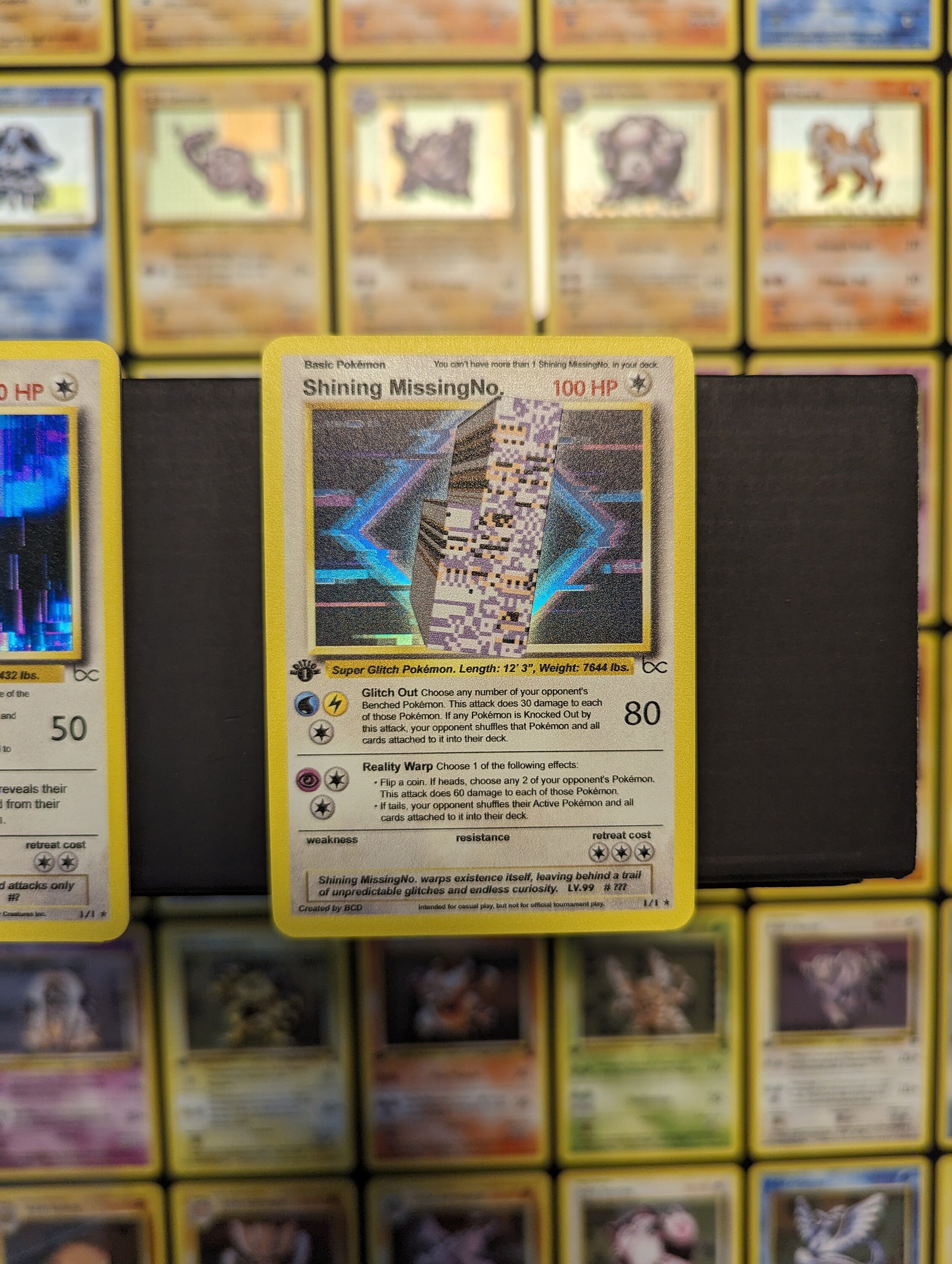 Missingno. & Shining Missingno. Custom Pokemon Card - Etsy