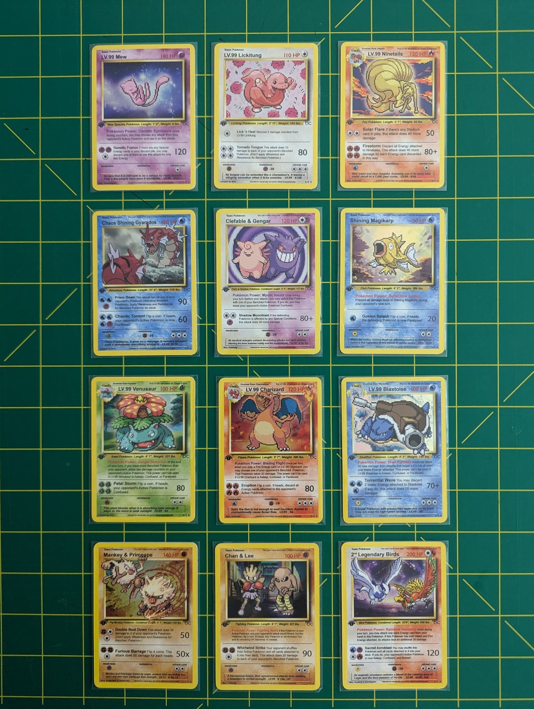 Pick 9 - Custom Pokemon Cards - Etsy
