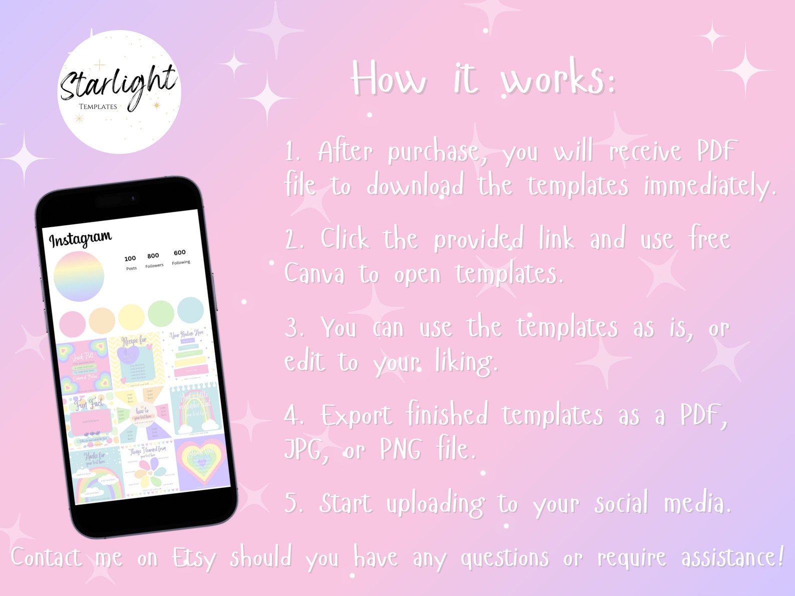 Pastel Rainbow Instagram Stories, Cute Instagram Rainbow Posts, Social ...