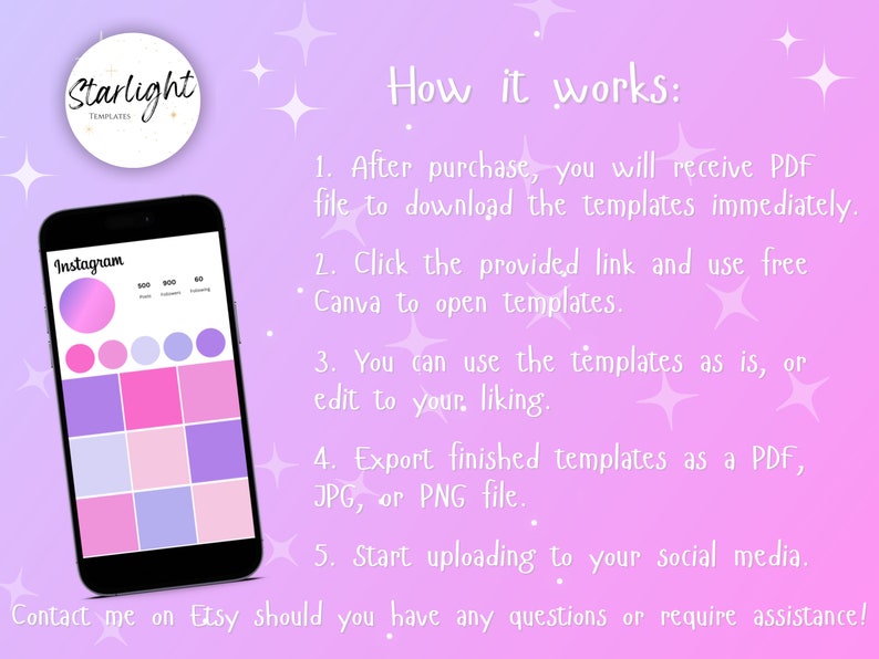 Bright Rainbow Instagram Post Templates Colorful Canva Templates ...