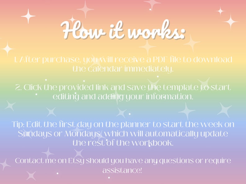 Rainbow Social Media Content Planner Google Sheets Template Social ...