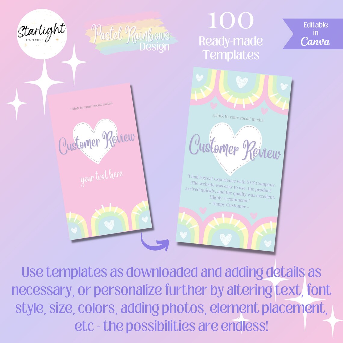 Pastel Rainbow Instagram Stories, Cute Instagram Rainbow Posts, Social ...