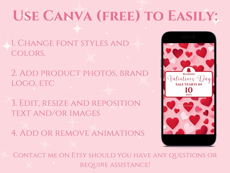 40 Instagram Story Templates, Instagram Valentine's Day Social Media ...