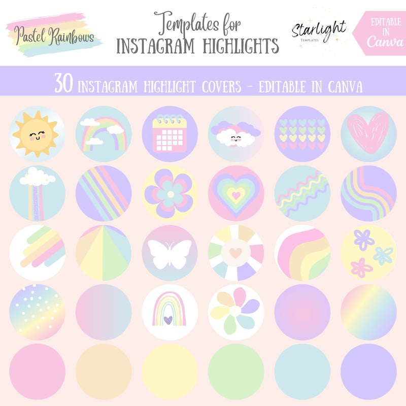 Highlight Covers - Etsy
