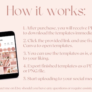100 Pink Instagram Post Templates, Pink Social Media Templates, IG ...