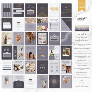 Grey Minimalist Design Instagram Post Templates, Small Business ...