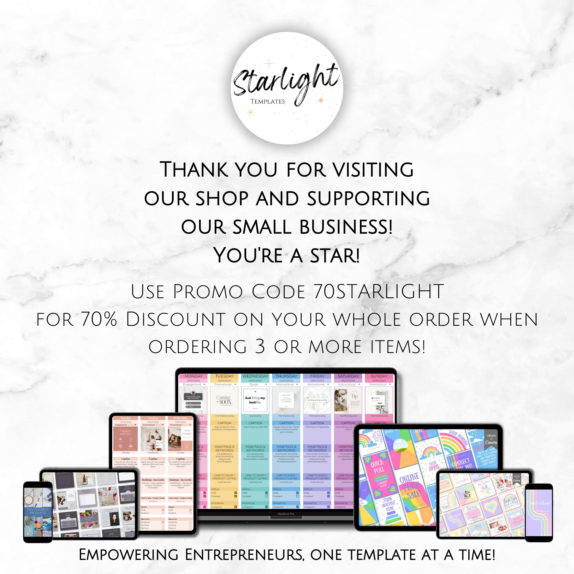 Full Year Social Media Content Calendar and Planner, Google Sheets ...