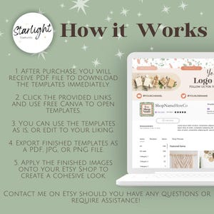 Etsy Shop Banners & Shop Icon Templates, Canva Templates for Successful ...