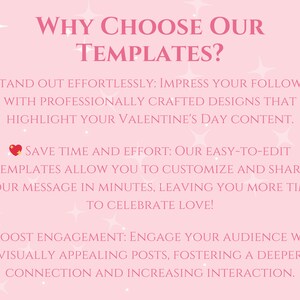 Valentine's Day Instagram Post Templates, February Instagram Posts ...