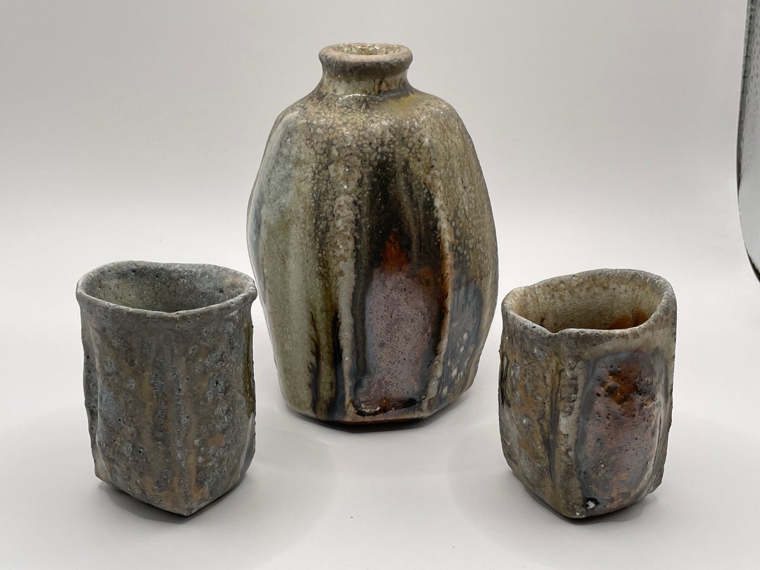 Tokuri, Sake Set With 2 Cups 1 - Etsy