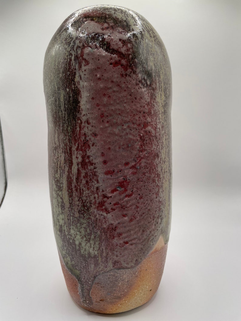 Wood-fired Stelae With Dripping Ash Accumulation and Oribe Glaze ...