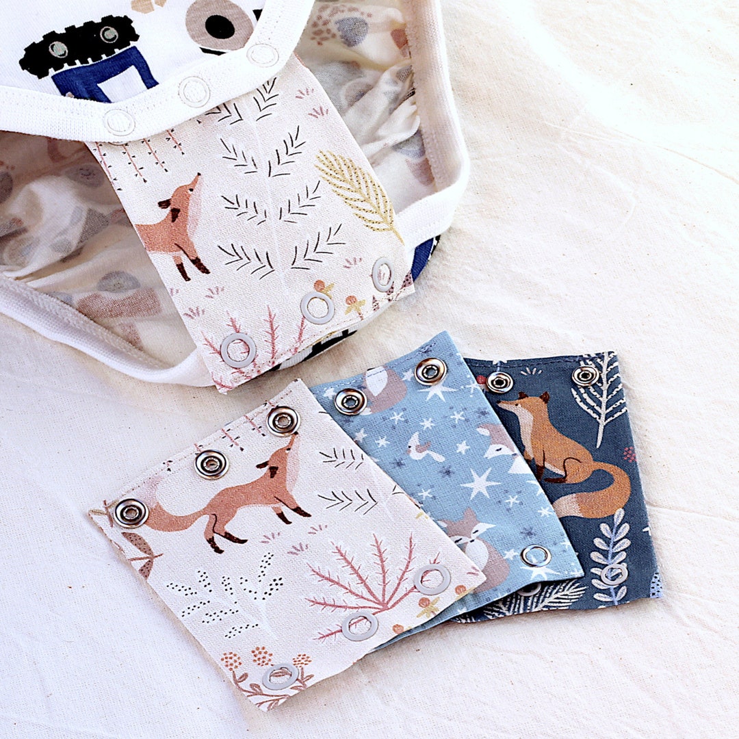 Baby Body Extensions Foxes 3 Pieces - Etsy