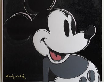 Andy Warhol "mickey Mouse" Limited Edition Lithograph Print, Plate-signed & Hand-numbered ...