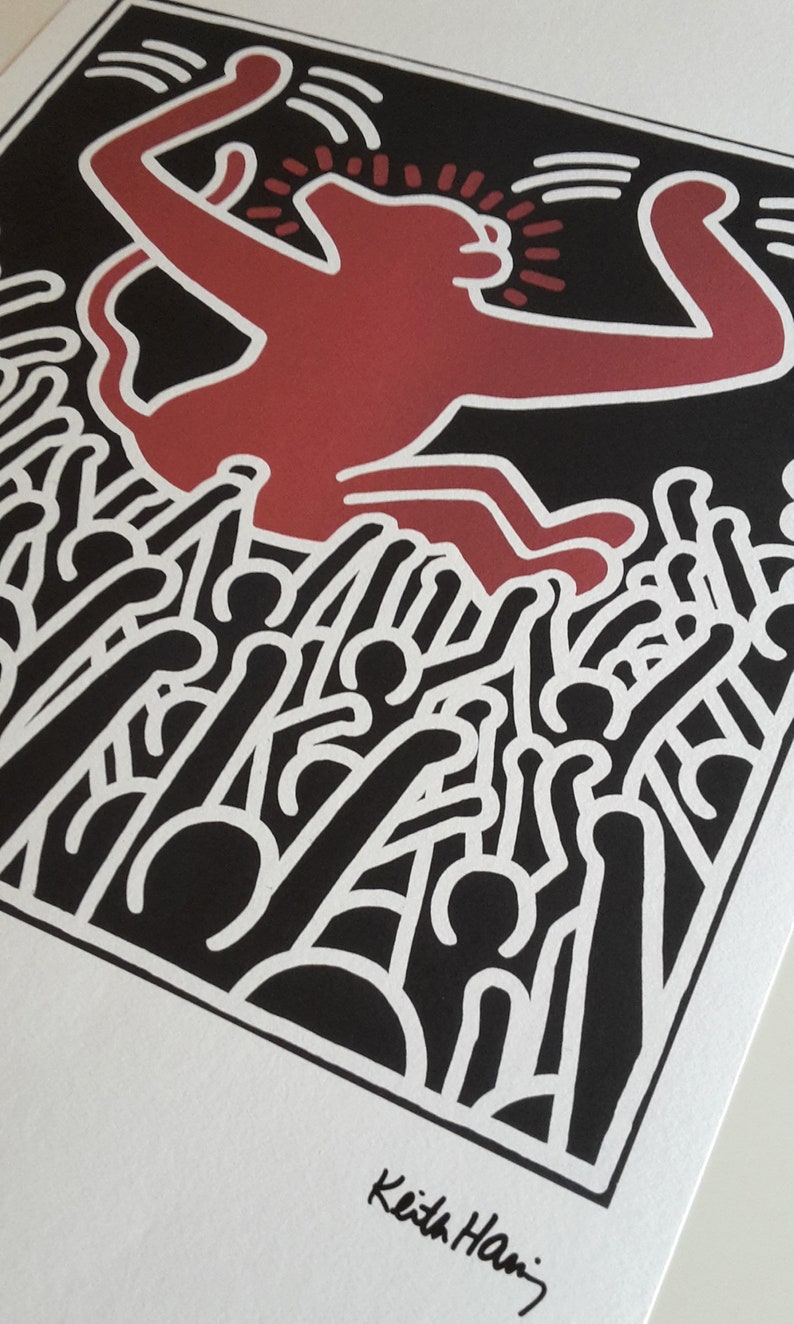Keith Haring – Lithography Limited Edition - UNTITLED - Etsy