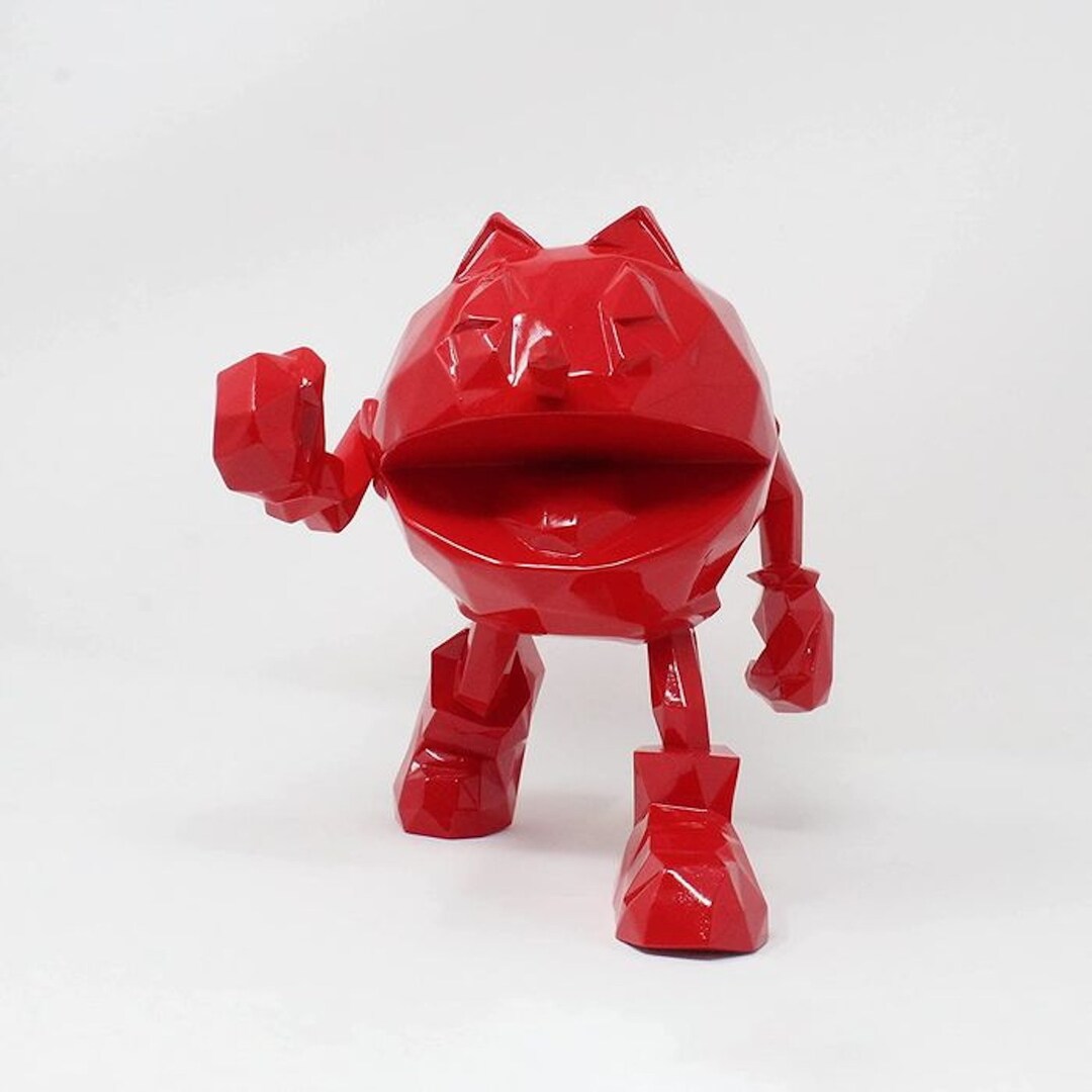 Richard Orlinski Sculpture Pac-man Red - Etsy