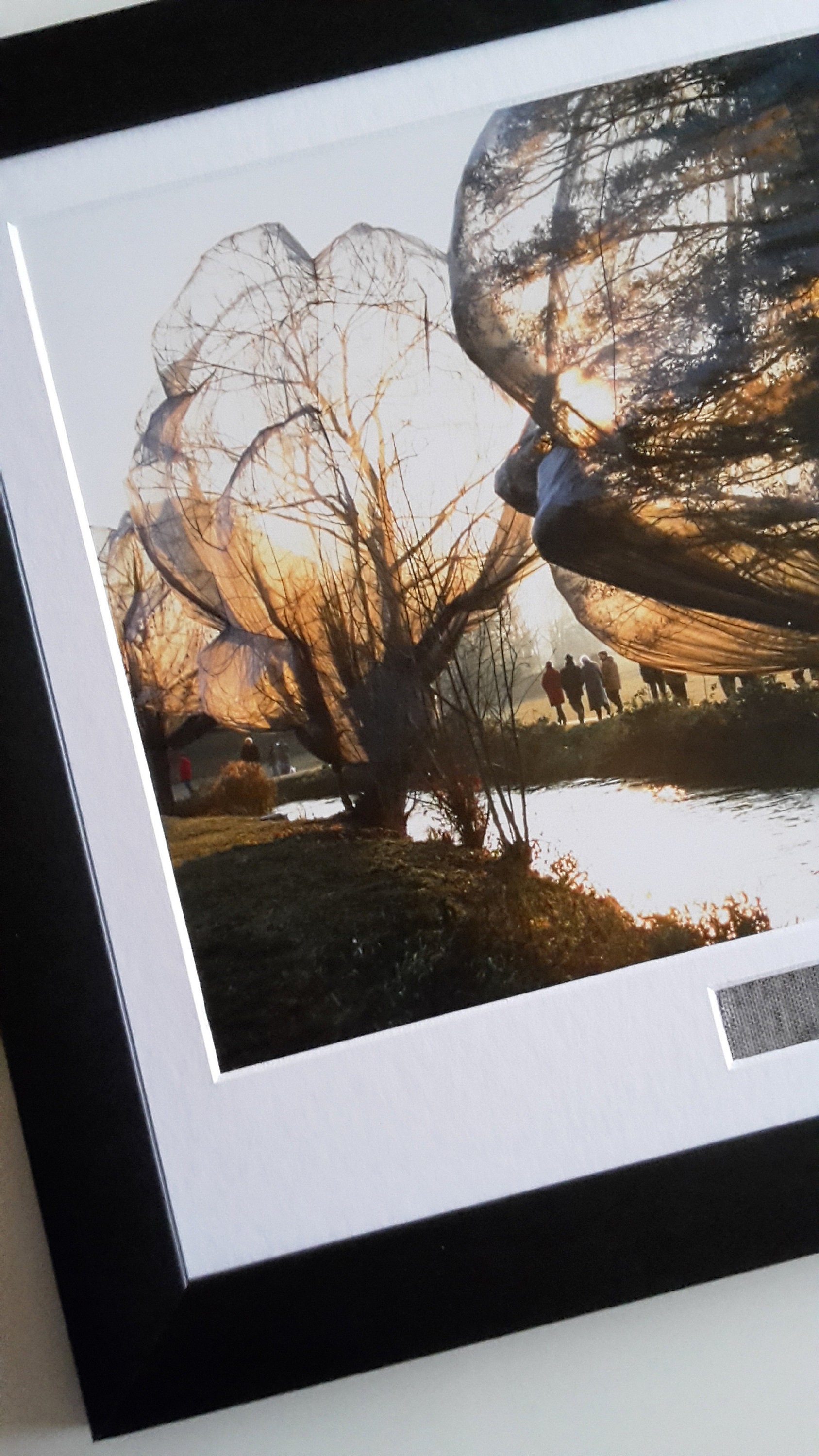 Christo – Wrapped Trees – Offset Lithograph, Framed With Original Piece ...