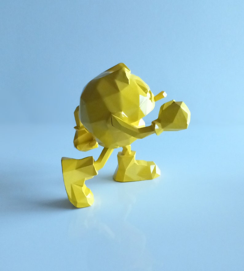 Richard Orlinski - Sculpture Pac-man Yellow - Etsy