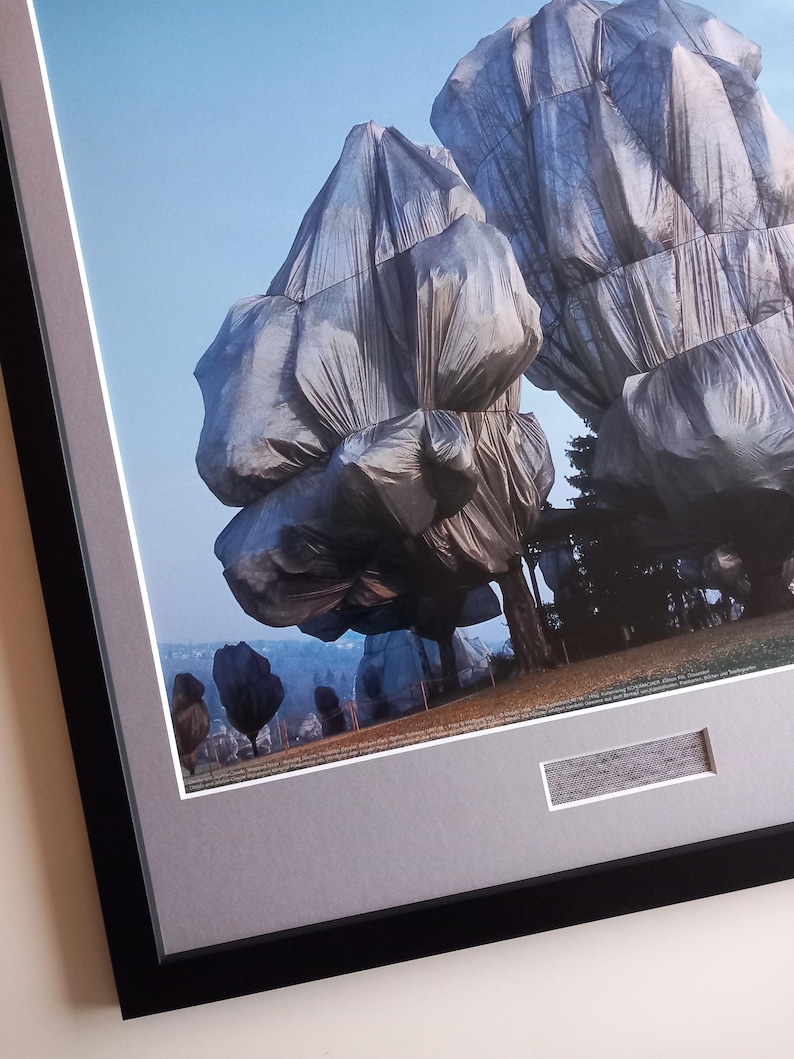 Christo & Jeanne-claude – Wrapped Trees – Offset Lithograph, Framed ...