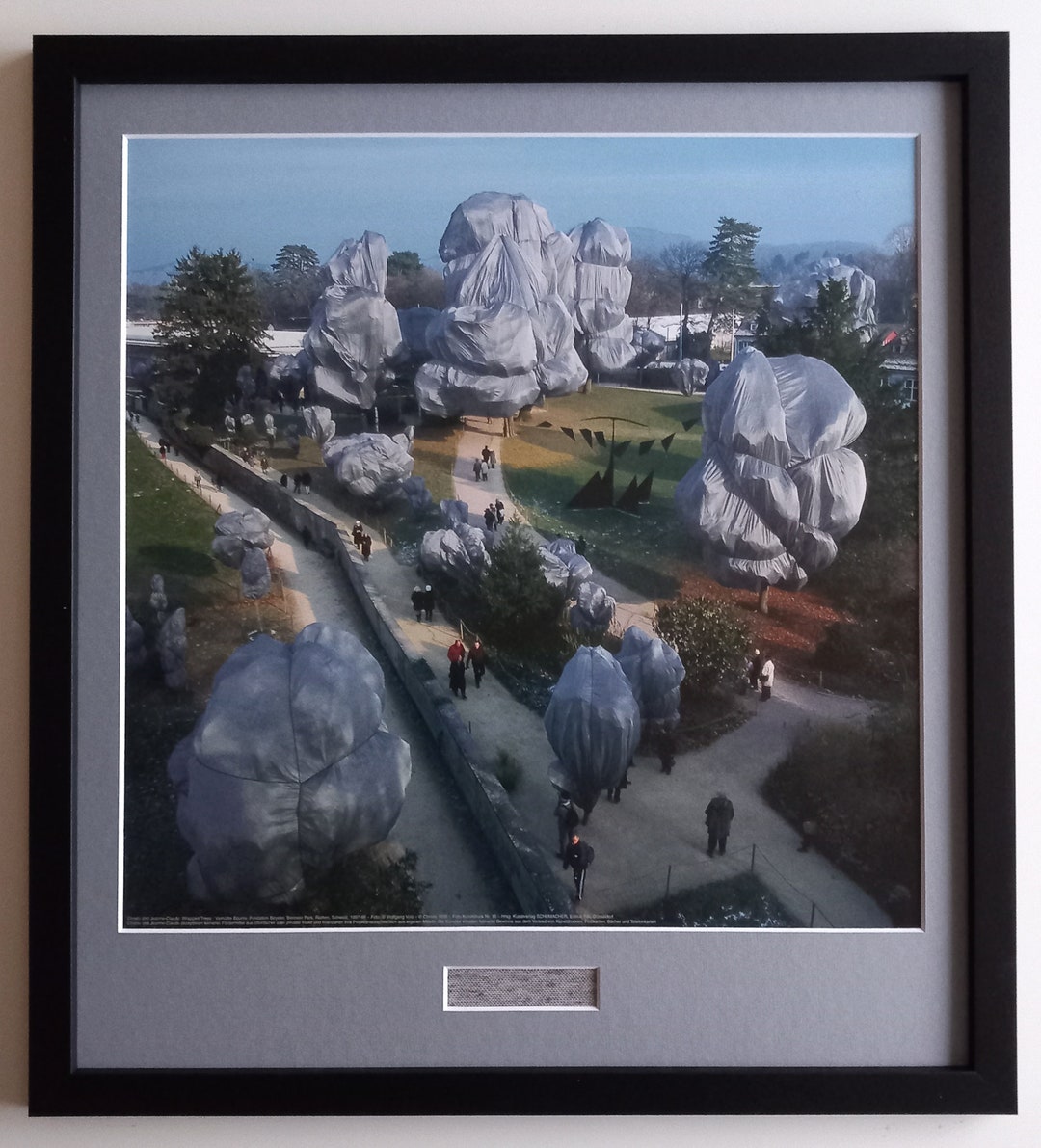 Christo & Jeanne-claude – Wrapped Trees – Offset Lithograph, Framed ...