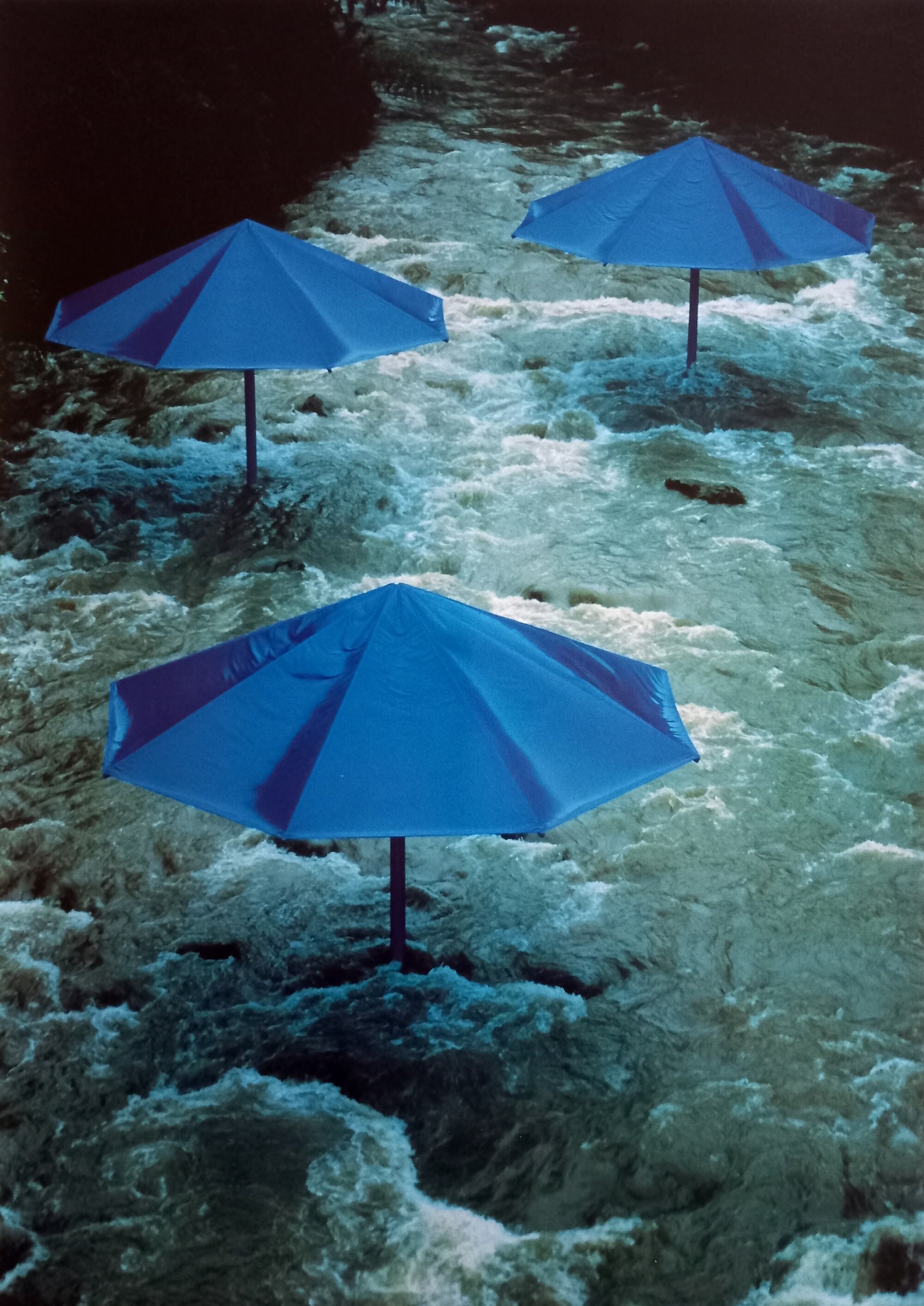 Christo & Jeanne-claude - the Umbrella’s Japan – Art Print XXL, Framed ...