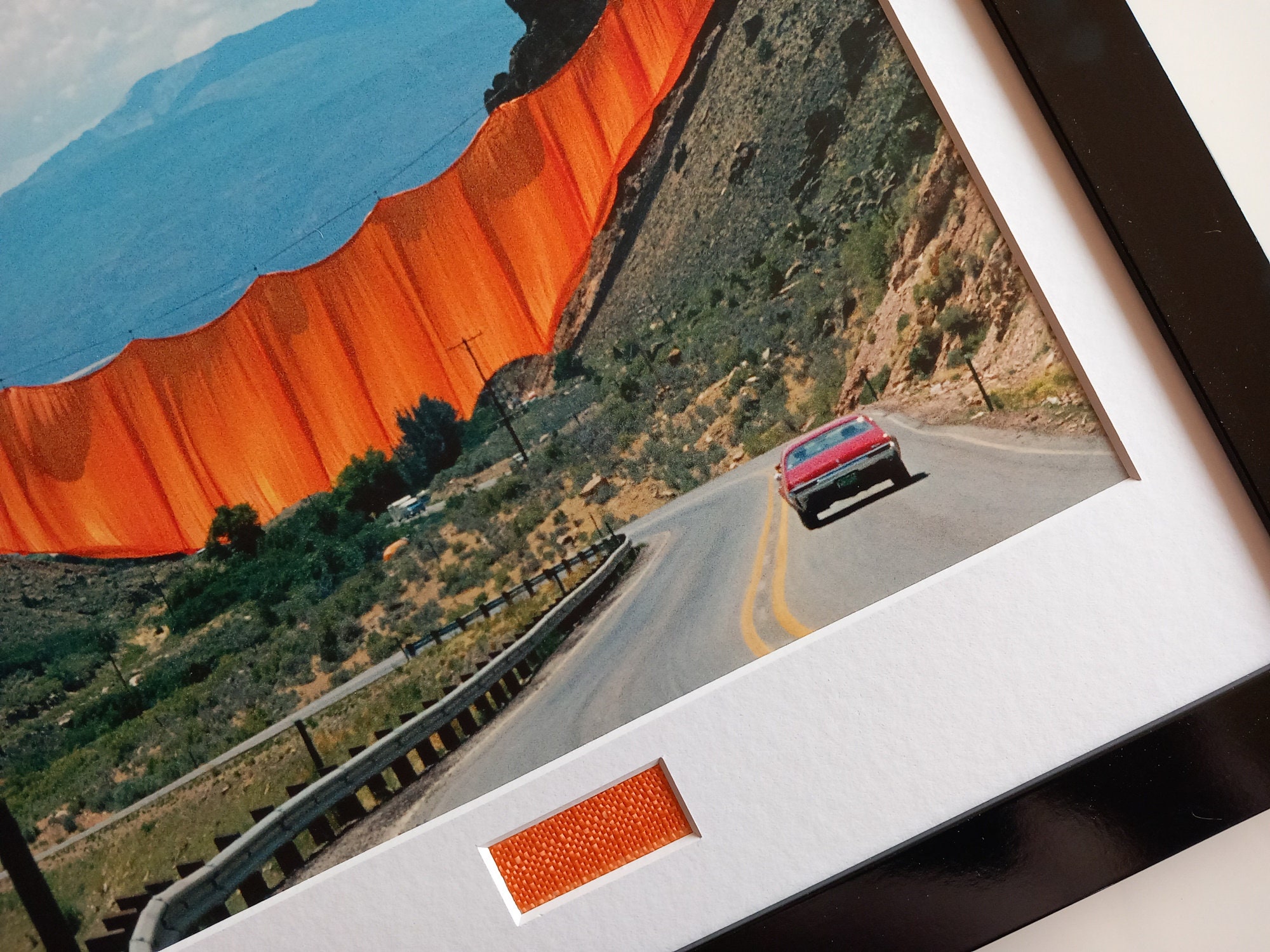 Christo & Jeanne-claude - Valley Curtain – Offset Lithograph, Framed ...