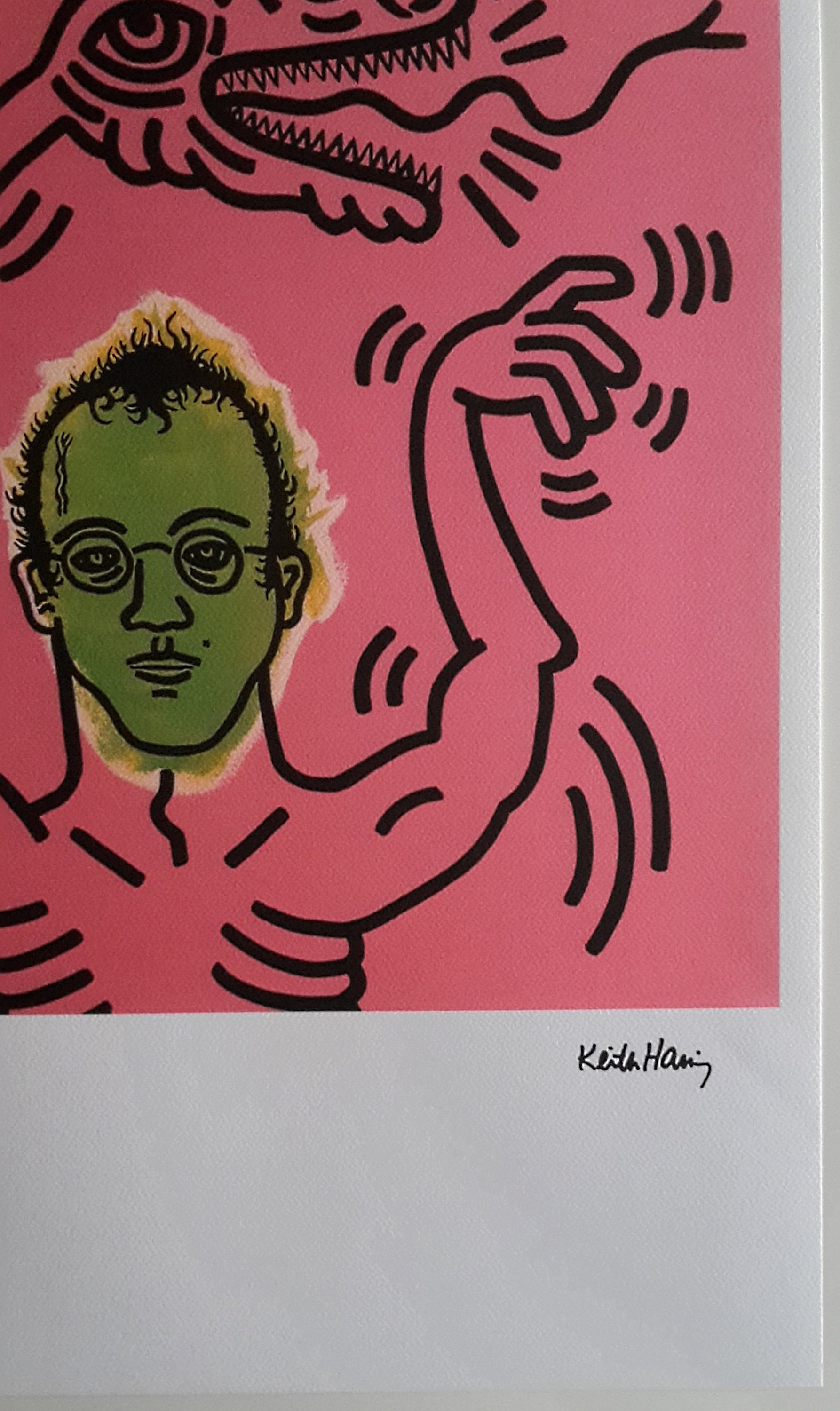 Keith Haring Lithograph Self-portrait - Etsy