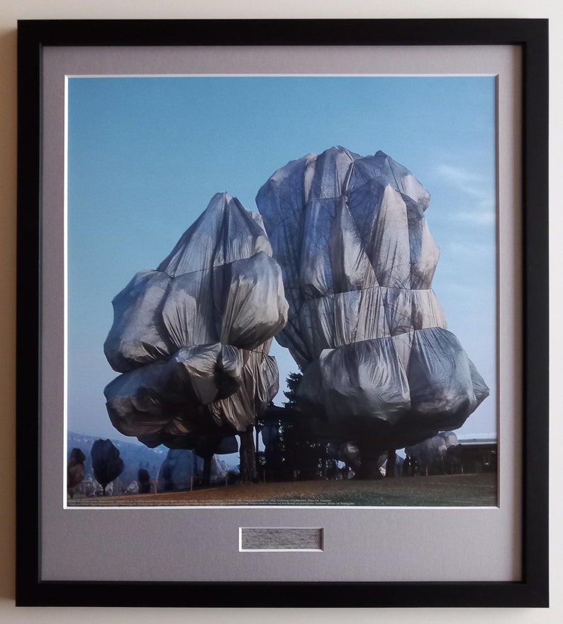 Christo & Jeanne-claude – Wrapped Trees – Offset Lithograph, Framed ...