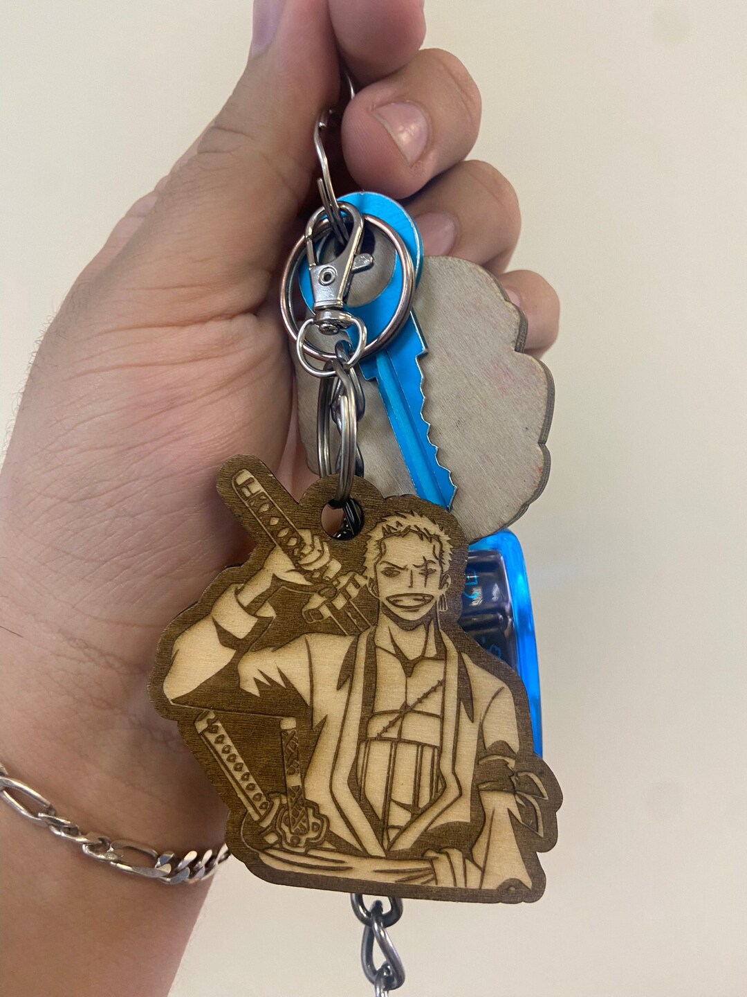 One Piece Zoro Keychain - Etsy