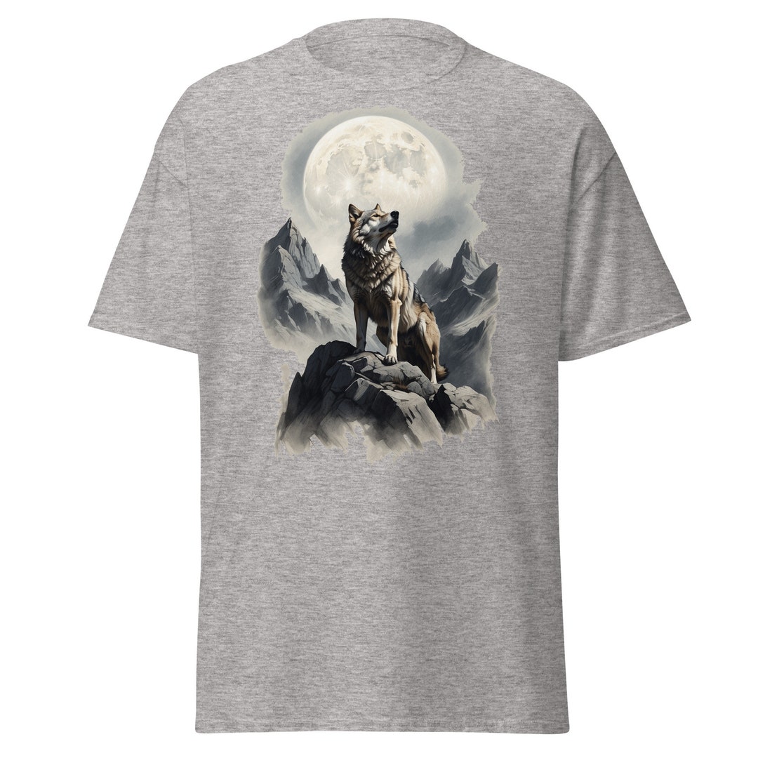 Howling Wolf T-shirt / Howling Wolf T-shirt - Etsy