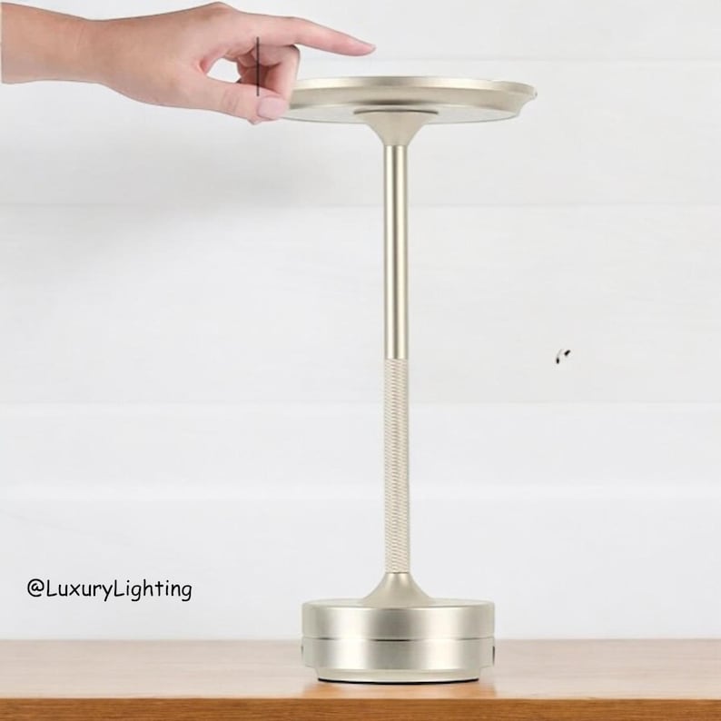 Decorative Table Lamp With Touch Control | USB Charging Desk Light ...