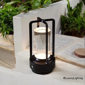 Rechargeable Desk Lamp | Table Lamp | Outdoor Night Light | Art Deco ...