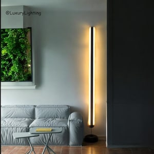 Minimalist Long LED Wall Lamp - Etsy