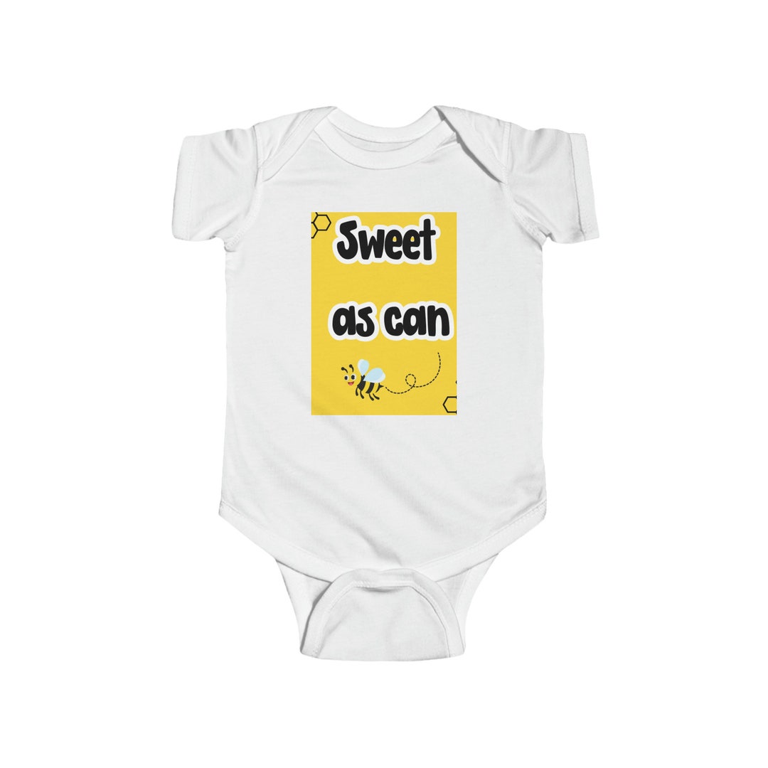 Sweet as Can Bee Baby Onesie, Cute Baby Onesie, Bee Baby Clothes, Cute ...