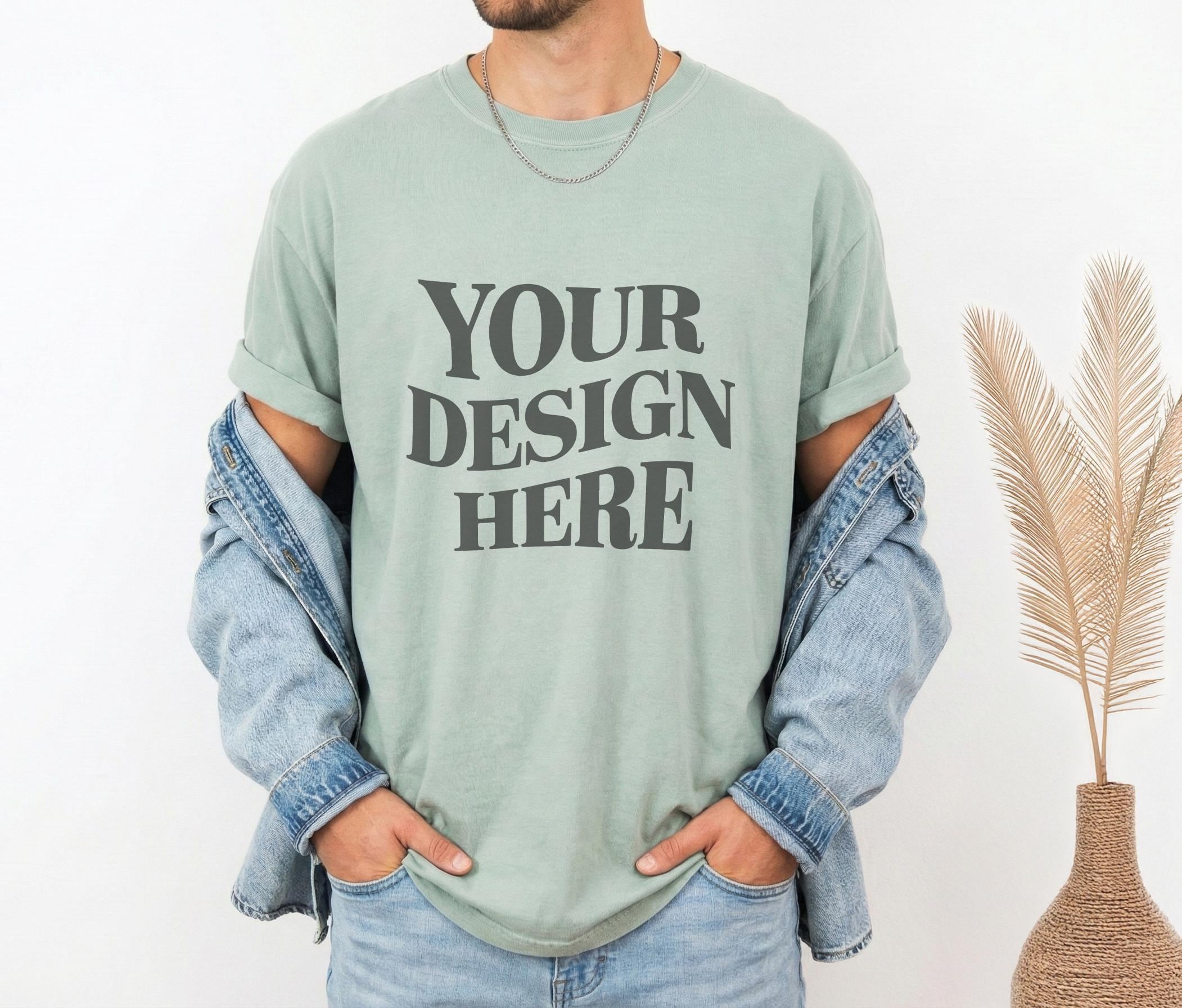 Bay Comfort Colors 1717 T-shirt Mockup, Comfort Colors 1717 Mockup ...