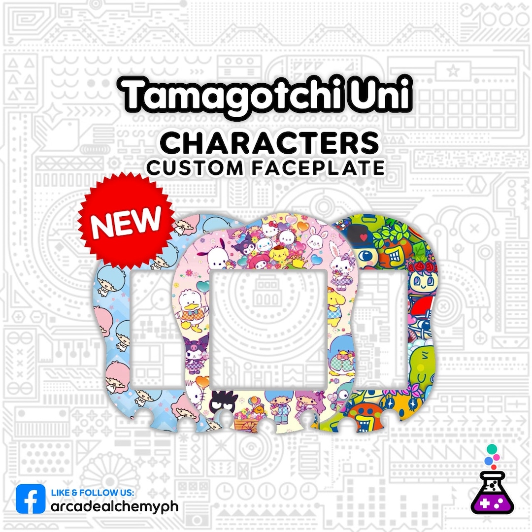 Tamagotchi Uni Faceplate Characters Designs - Etsy
