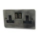 Georgian Black Bronze Socket 2 Gang/antique Brass Switches - Etsy