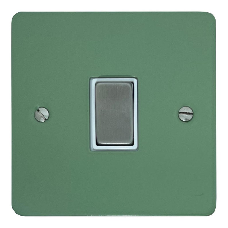 Flat Sage Green Light Switch - Etsy